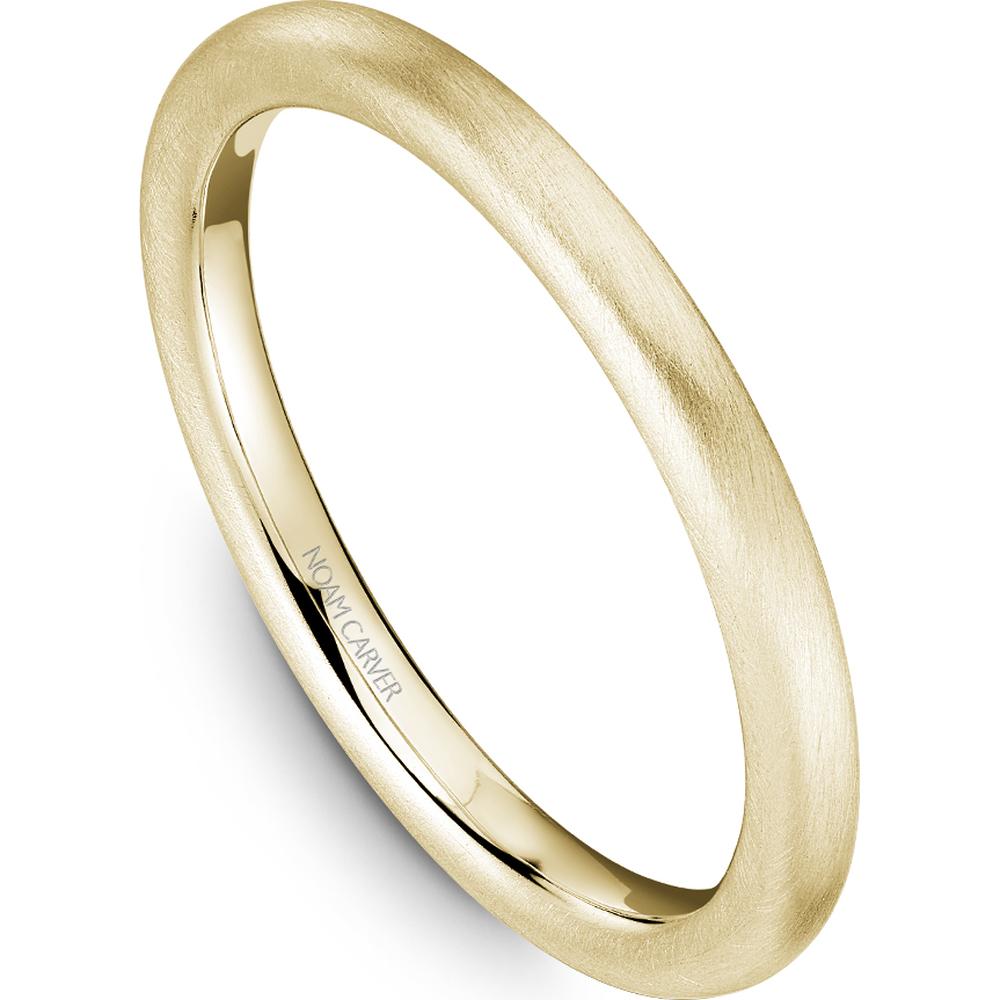 Noam Carver 14K Yellow Gold Stackable Wedding Band – Robinson's Jewelers