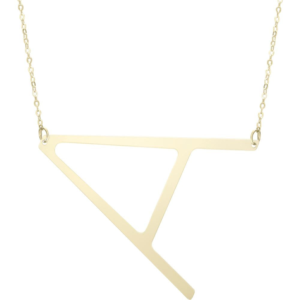 Gold Angled Initials - AMAZING! – Robinson's Jewelers