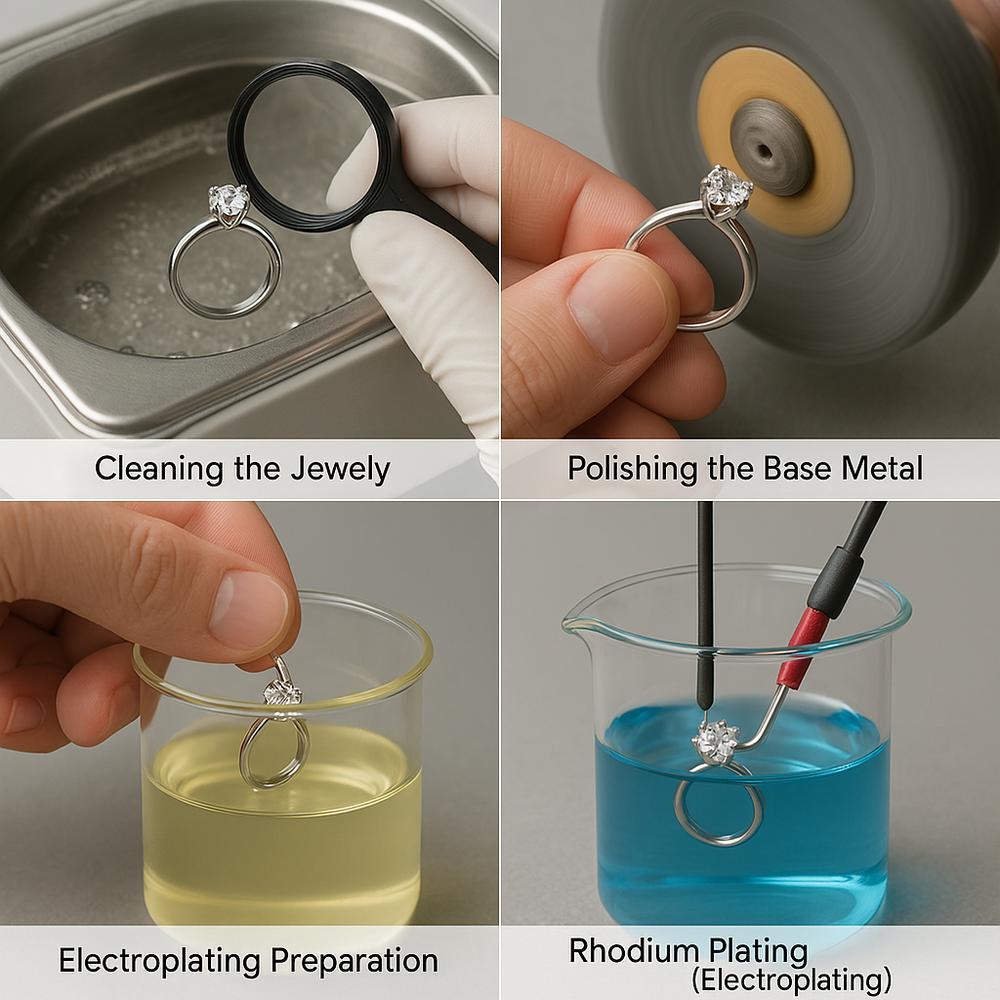 How Rhodium Plating Enhances White Gold Jewelry – Robinson's Jewelers