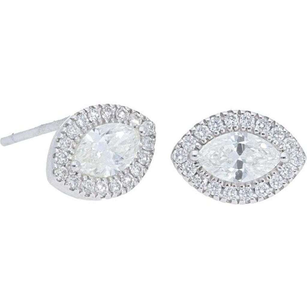 Sparkle Like a Star: Sofer Jewelry's 14K White Gold Marquise Diamond H ...