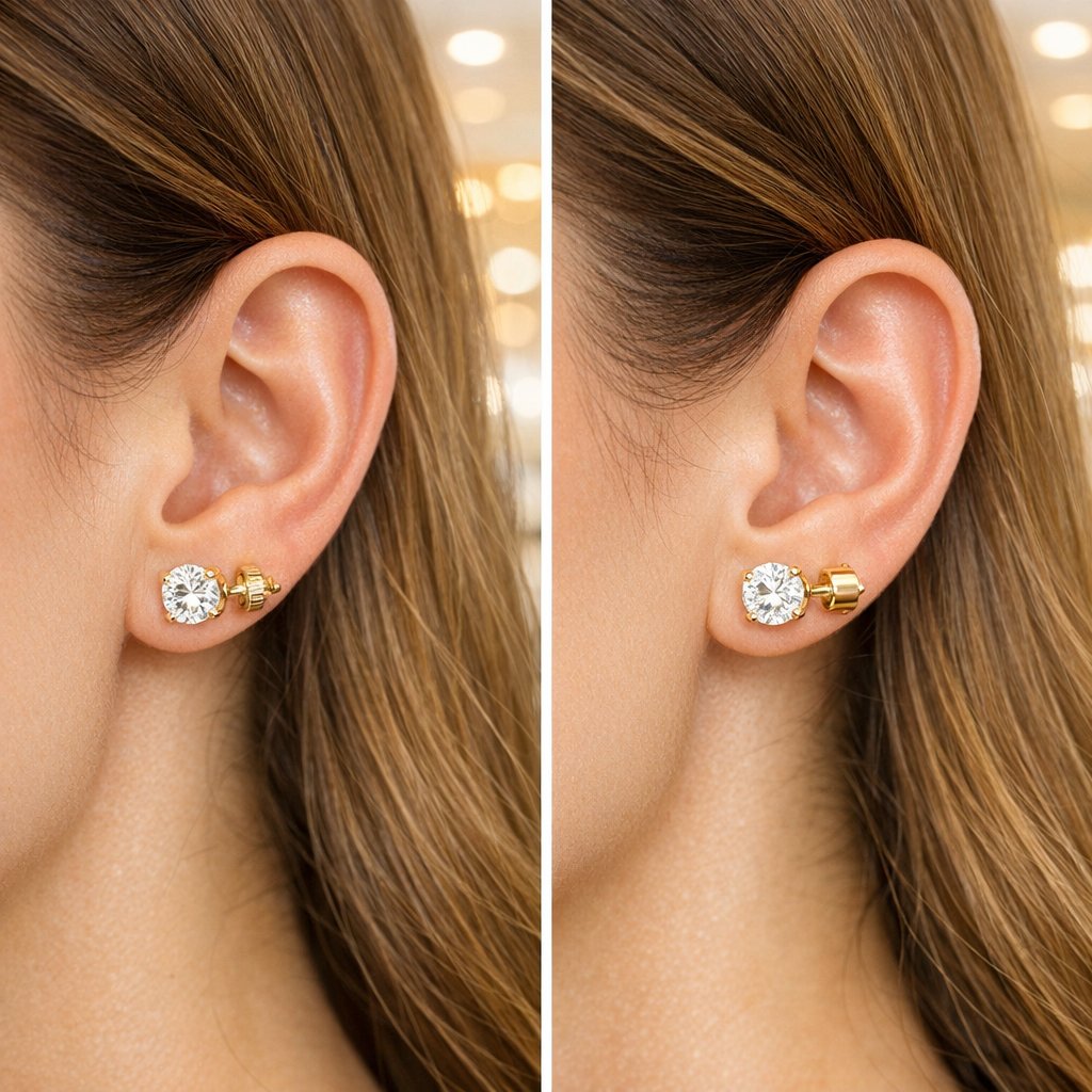 The Best Earring Backs for Diamond Studs (Screw vs. Friction): Secure ...
