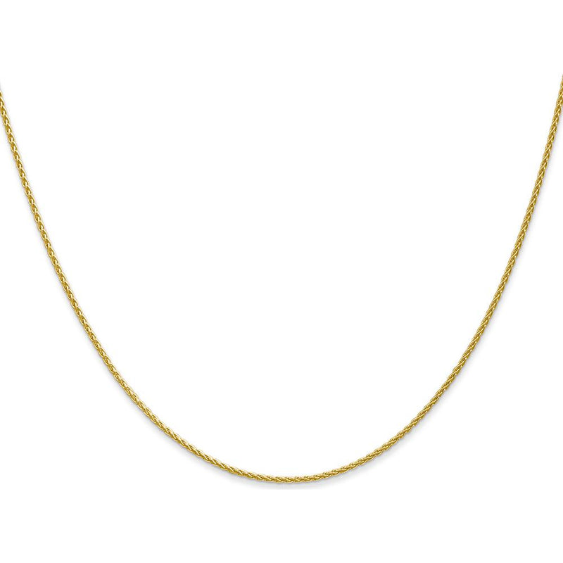 10K Yellow Gold 24" Parisian Wheat Chain with Lobster Clasp by Oro Pre ...