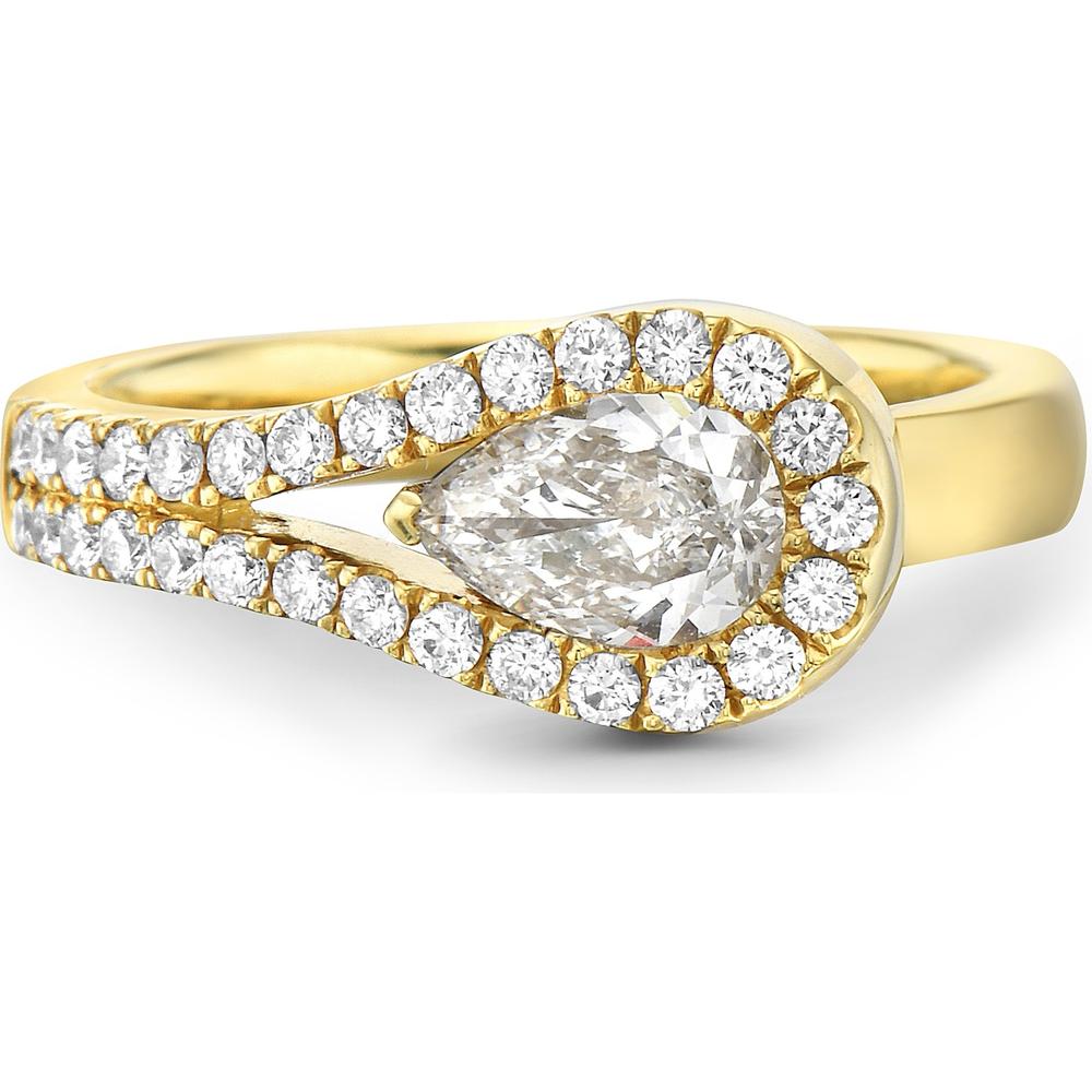 Charles Krypell - Diamond Lasso Ring in 18K Yellow Gold – Robinson's ...