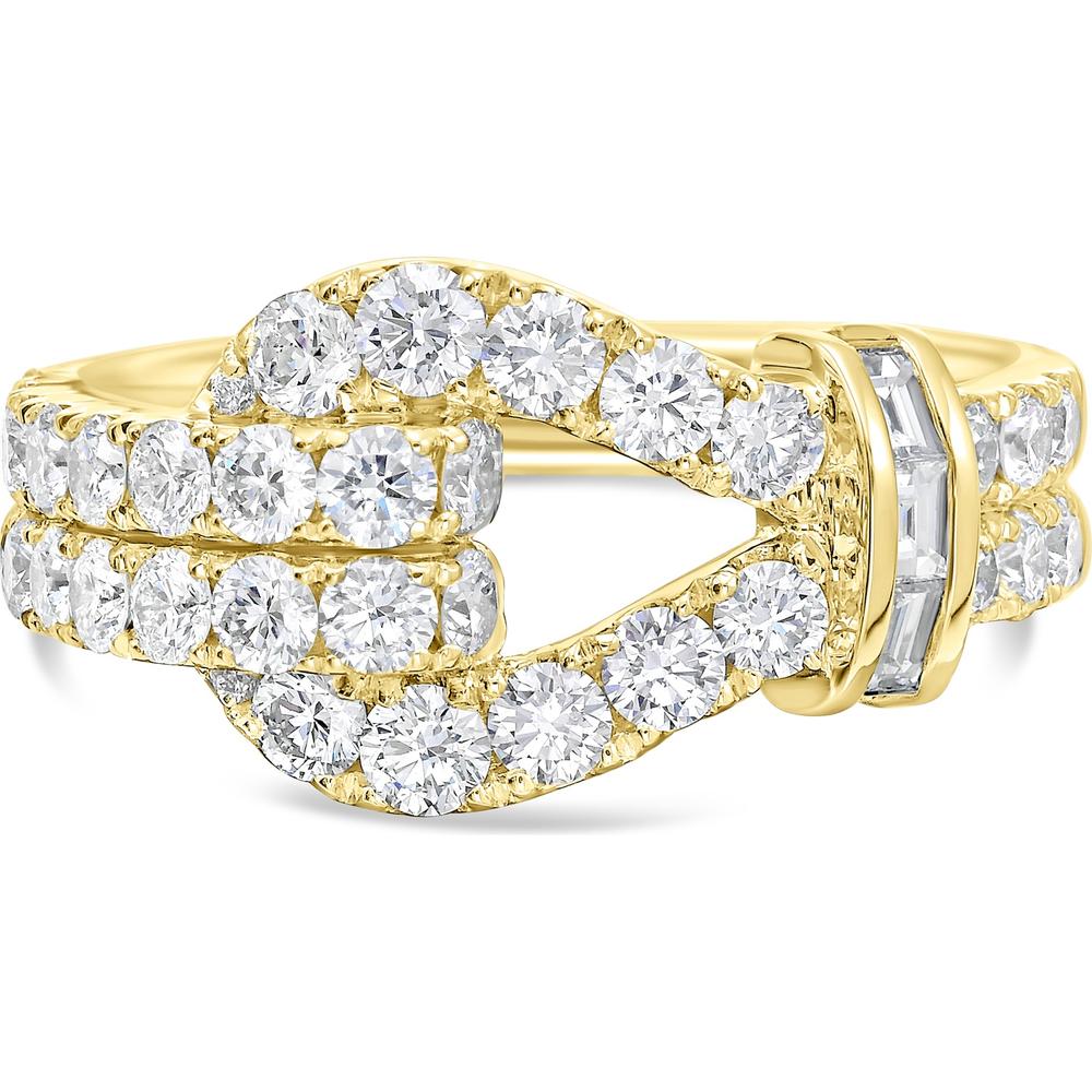 Charles Krypell - Diamond Lasso Ring in 18K Yellow Gold – Robinson's ...