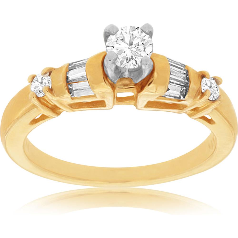 Eternal Love 14K Yellow Gold Diamond Engagement Ring – Robinson's Jewelers