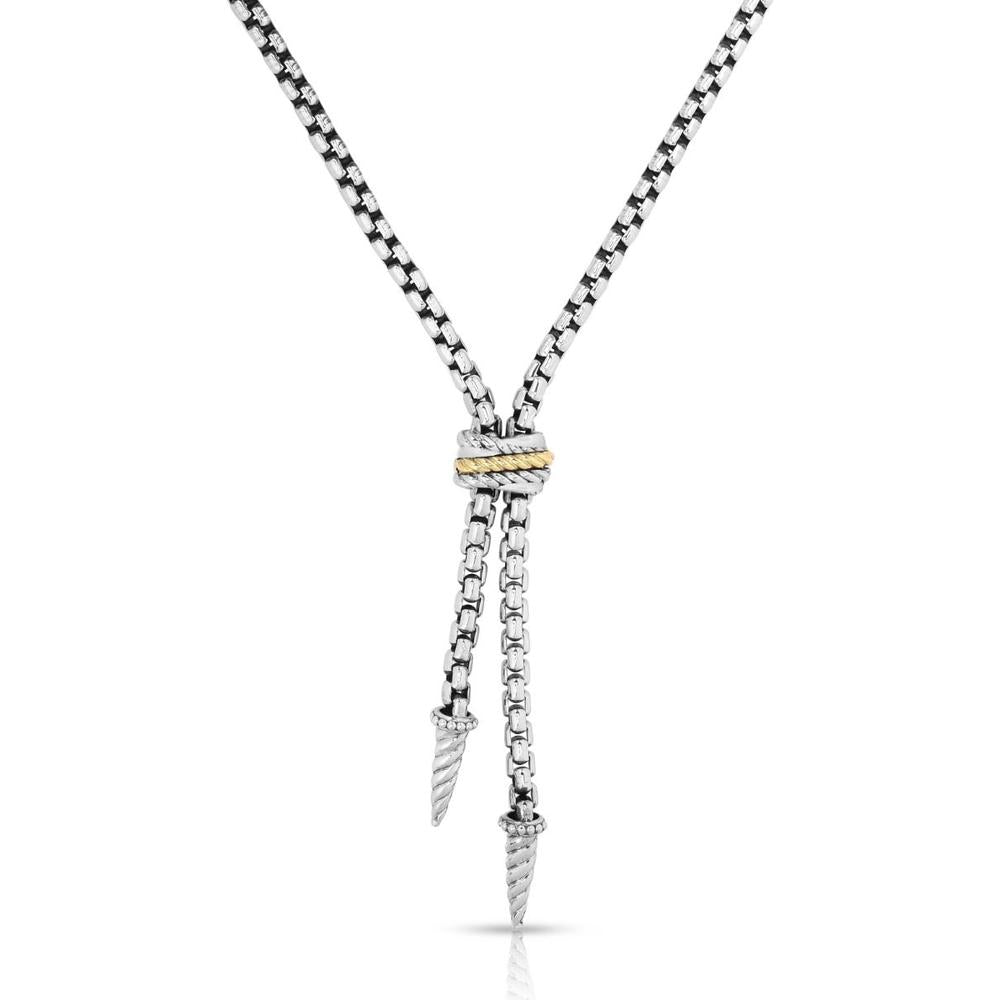 Phillip Gavriel 18K Gold & Silver Popcorn Chain Lariat Necklace - 18 ...