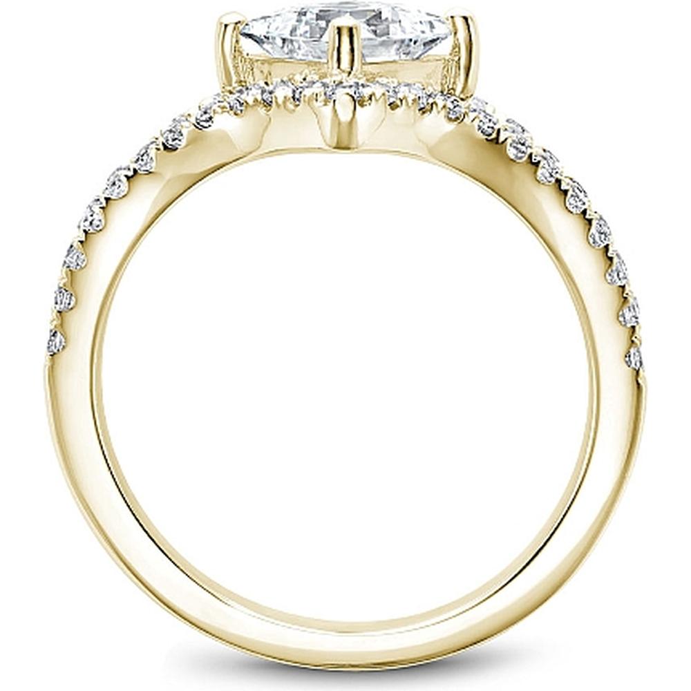 Princess Cut Diamond Engagement Ring with Diagonal Setting and Pavé Sp ...