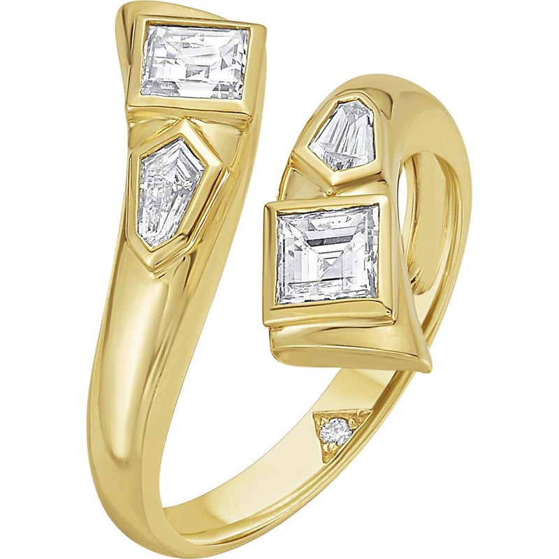 Ruchi New York - Elia Diamond Wrap Ring in 18K Yellow Gold – Robinson's ...