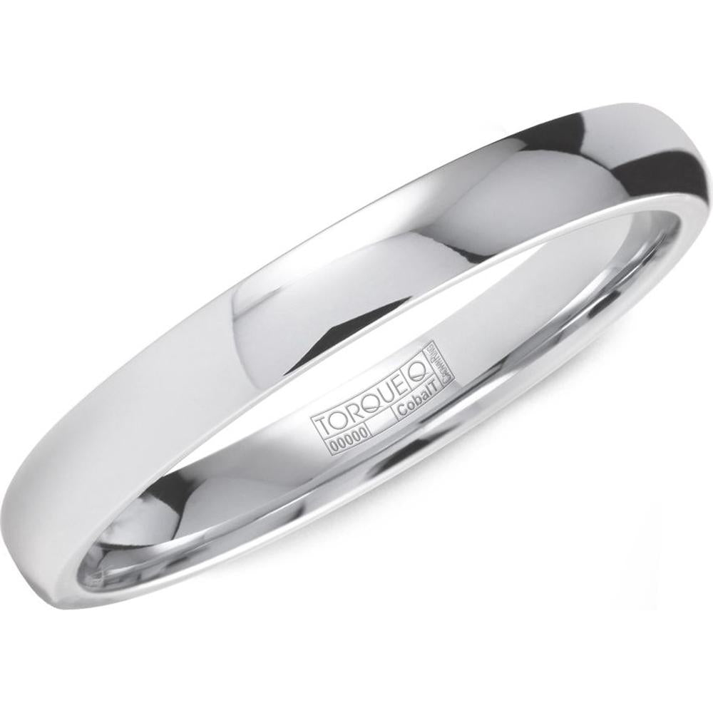 Torque Men's Wedding Band - Classic Slim Polished Design with Sleek Ro ...