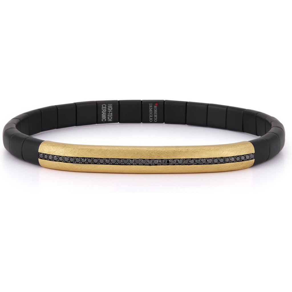 Uomo - Manetta Matte Black Ceramic With 18K Matte Yellow Gold and Blac ...